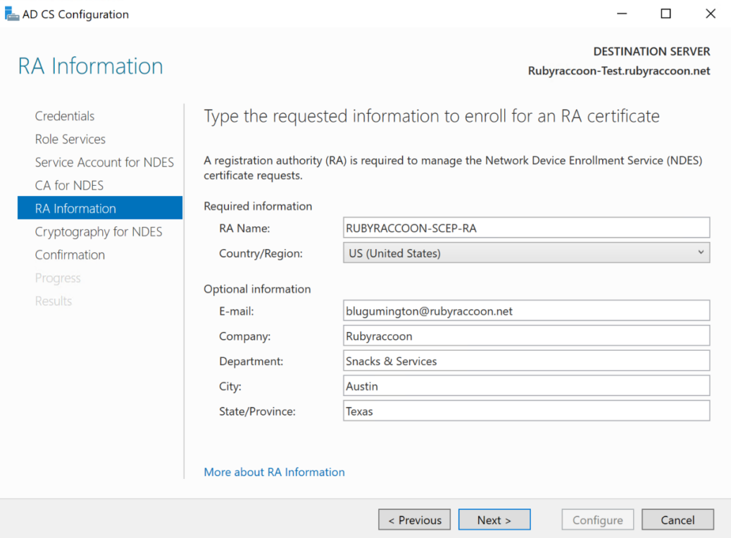 How to create an NDES server to utilize SCEP with Jamf Pro - Rubyraccoon