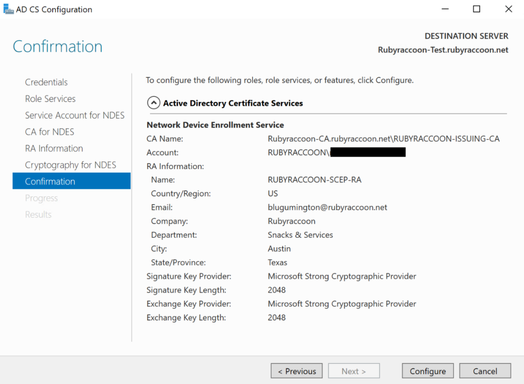 How to create an NDES server to utilize SCEP with Jamf Pro - Rubyraccoon