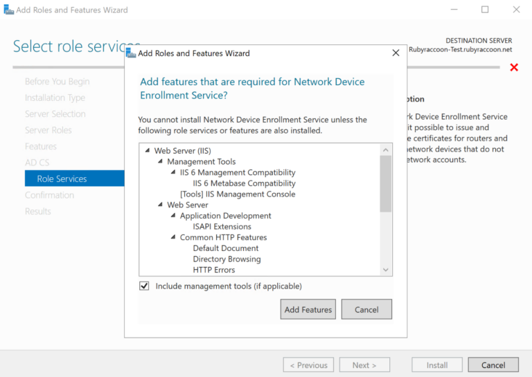 How to create an NDES server to utilize SCEP with Jamf Pro - Rubyraccoon